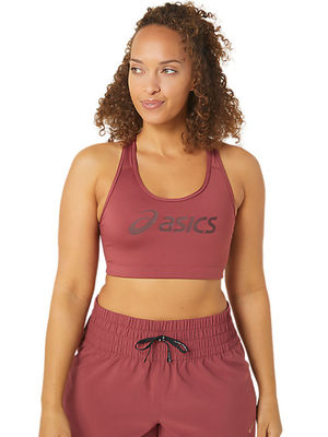Buy ASICS Padded Red Womens Sports Bra Online