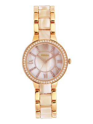 Fossil Watches : Buy Fossil ES3716 Virginia Two Tone Watch For Women ...