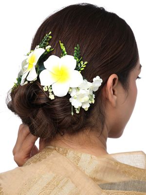 Buy Yellow Chimes Hair Jooda Pin Bridal Accessories Hair Clip/Side Comb ...