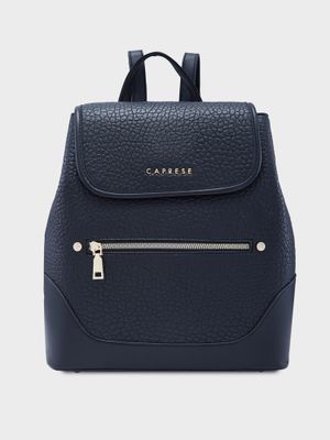 Buy Caprese Black Solid Backpack Online