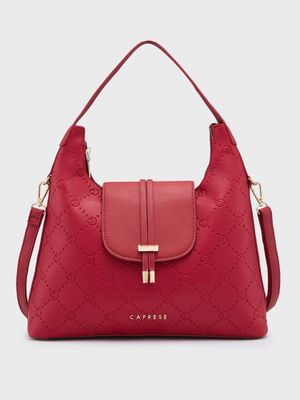 Buy Caprese Red Solid Handheld Bag Online