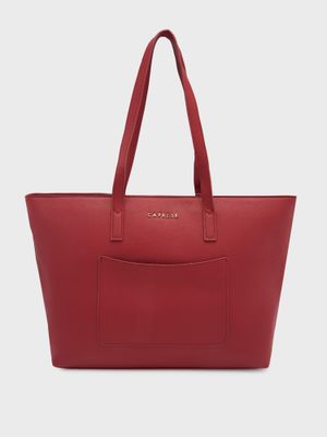 Buy Caprese Red Solid Hand Bag Online