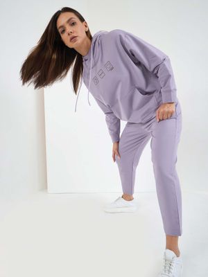 Buy Sweet Dreams Women Solid Tracksuit Lavender (S) Online