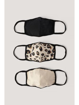 Buy NA-KD 3-Pack Face Masks-Leopard/Multi Online