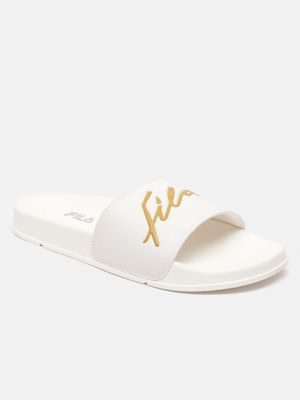 Buy Fila Women White Tony Sliders Online