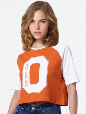 ONLY T-shirts : Buy ONLY Women Printed Rust T-Shirt Online | Nykaa Fashion.