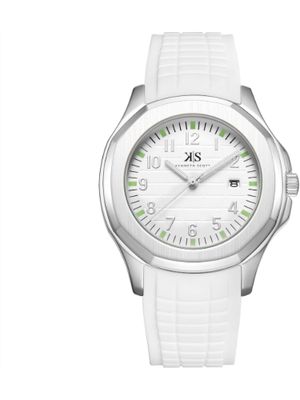 Buy Kenneth Scott Men White Dial Analog Watch - K24014-SSWW (M) Online