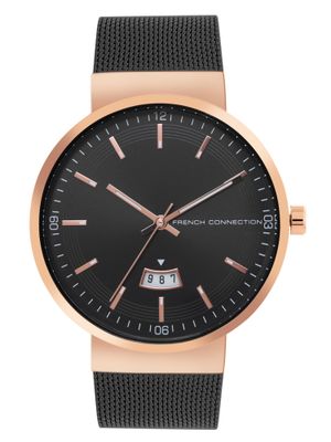 Buy French Connection Men Jake Black Dial Analog Watch FCP42BM (M) Online