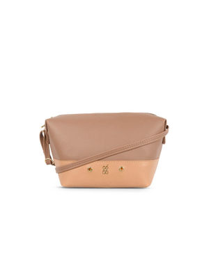 Buy Baggit Aperture Extra Large Beige Sling Bag Online