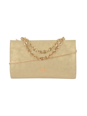 Buy Baggit Aalia Small Gold Clutch Online