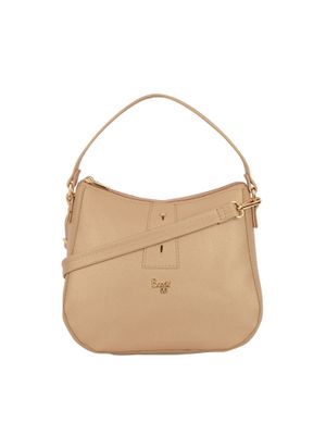Buy Baggit Ramp Small Beige Saddle Handbag Online