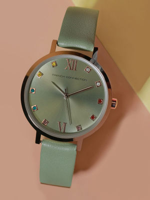 Buy French Connection Grace Green Dial Analog Watch for Women ...