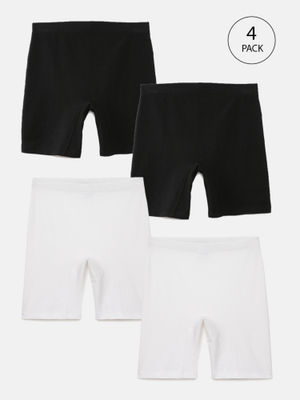 Buy mackly Solid Girls Inner Shorts (Pack of 4) (2-3 Years) Online