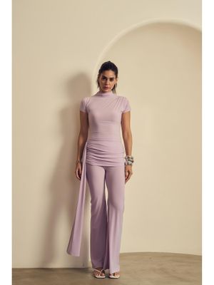 Buy LABEL FROW Lavender Zia Pants (XS) Online