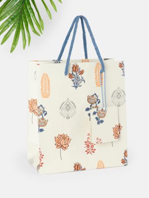 Buy Fabindia Saatvika Paper Bag - Medium Online