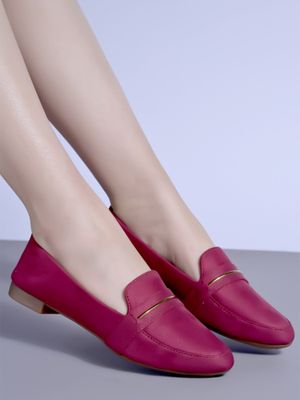 Buy Shoetopia Comfortable Stylish Cherry Loafers for Girls (EURO 36) Online