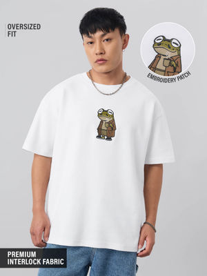Buy The Souled Store Men White Embroidered T-Shirt (XXS) Online