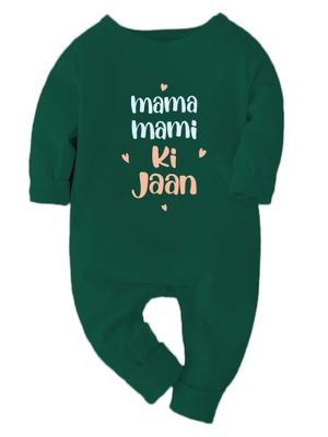 Buy Zeezeezoo Cotton Bodysuit Mama Mami ki Jaan Printed Baby Romper ...