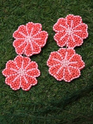 Crunchy Fashion Earrings : Buy Crunchy Fashion Red Pink Bohemian ...