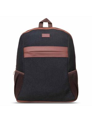 Buy Zouk Jet Black Classic Backpack Online