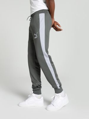 Buy Puma T7 ICONIC Track Mens Grey Track Joggers Online