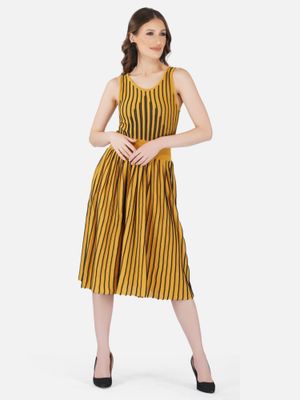 Buy JOE Hazel Women Mustard Waterfall Dress Online