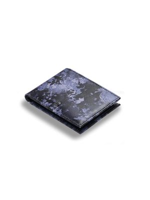 Buy HALDEN Men Navy Blue Leather Camouflage Wallet Online