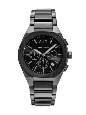 Buy ARMANI EXCHANGE Men Black Dial Round Stainless Steel Watch - Ax4183 ...