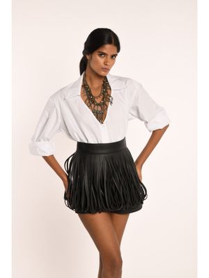 Buy The Label Jenn Scarlet Black Skirt (XXS) Online