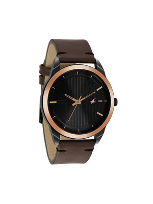 Buy Fastrack Stunner 7.0 Black Dial Analog Watch for Men 3308KL01 ...