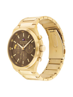 Buy Tommy Hilfiger Dexter Brown Dial Analog Watch for Men TH1792090 ...