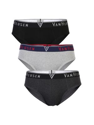 Buy Van Heusen Innerwear Men Pack of 3 Antibacterial & Colour Fresh ...
