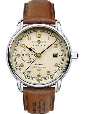 Buy Zeppelin Mediterranean Date 24 Hour Indicator Analog Dial Color ...
