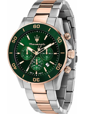 Buy Maserati Lifestyle Date Chronograph Analog Dial Color Green Mens ...