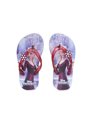 Buy toothless Disney Frozen By Kids Girls Maroon Flip-flops Online