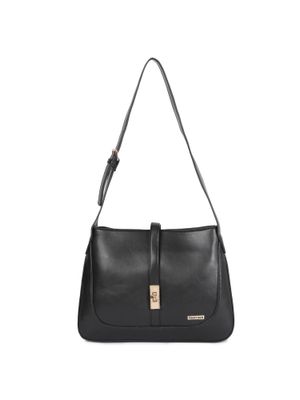 Buy Fastrack Structured Shoulder Bag With Buckle Adjustment For Women ...
