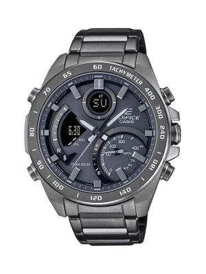 Buy Casio Edifice ECB-900MDC-1ADR Gray Ana-Digi Dial Gray Ip Stainless ...