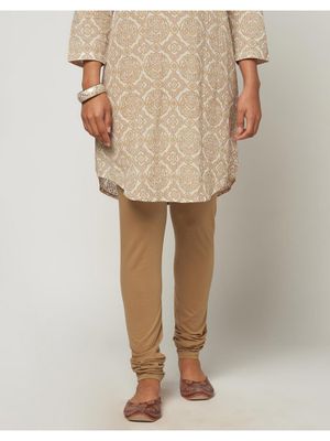 Buy Fabindia Beige Cotton Full Length Churidar Online