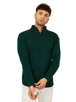 Buy Kvetoo Self Design High Neck Sweater For Men (M) Online