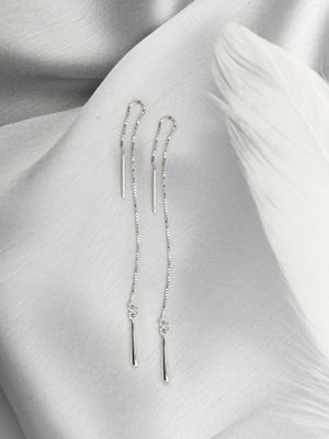 Buy Zavya Sui Dhaga 925 Silver Earrings Online