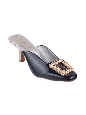 Buy Catwalk Casual Women Blue Hot Chic Mule Heels (UK 4) Online