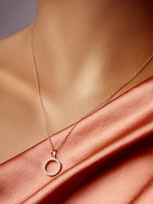 Buy STERLYN Silver Circle Pendant Online