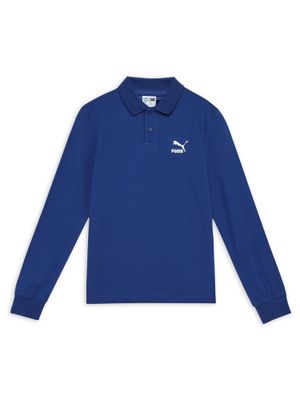 Buy Puma Classics Piece It Up Polo B Boy's Blue Polo T-Shirt (4-5 Years ...
