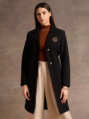 Buy U.S. POLO ASSN. Shoulder Patch Long Line Overcoat (L) Online