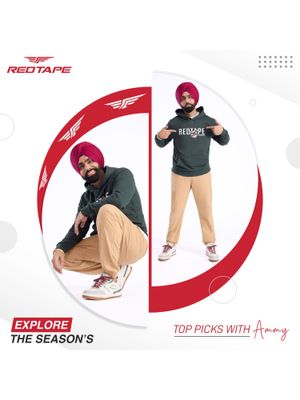 Buy Red Tape Mens Textured Black Dial Lace Quick On Walking Shoes Online