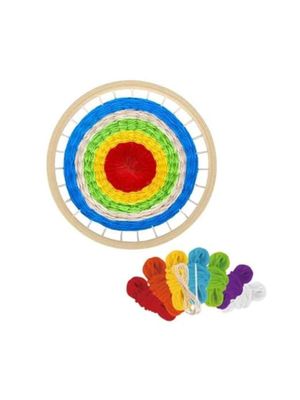 Buy JOUETS BY EDUSPARK Kids Round Weaving Loom Kit wooden Educational ...