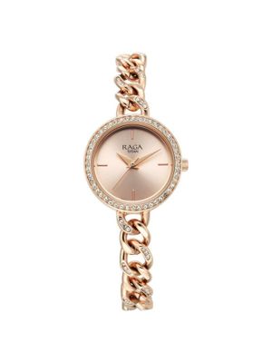 Buy Titan Raga Show Stopper Rose Gold Dial Brass Analog Watch ...