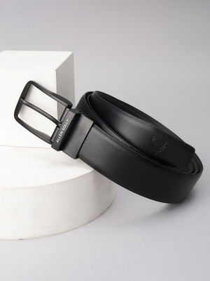 Buy Allen Solly Men Black Solid Formal Reversible Belt (XL) Online