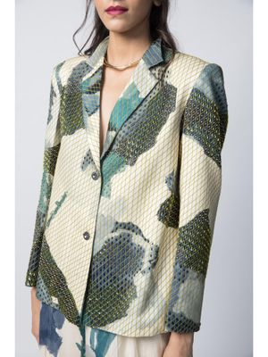 Buy Advait Marble Embroidered Blazer online
