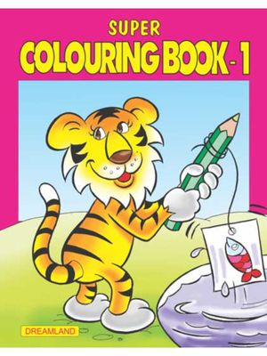 Buy Dreamland Super Colouring Book Part - 1 Colouring Book Online